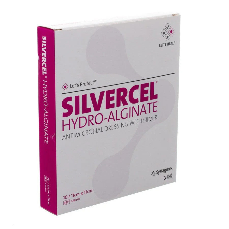Silvercel Hydro-Alginate Antimicrobial Dressing With Silver 11cmx11cm ...